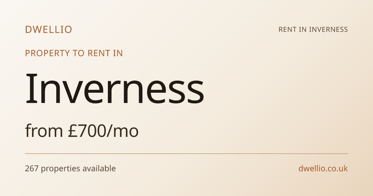 Average Rent in Inverness (2026): £700/mo | Dwellio